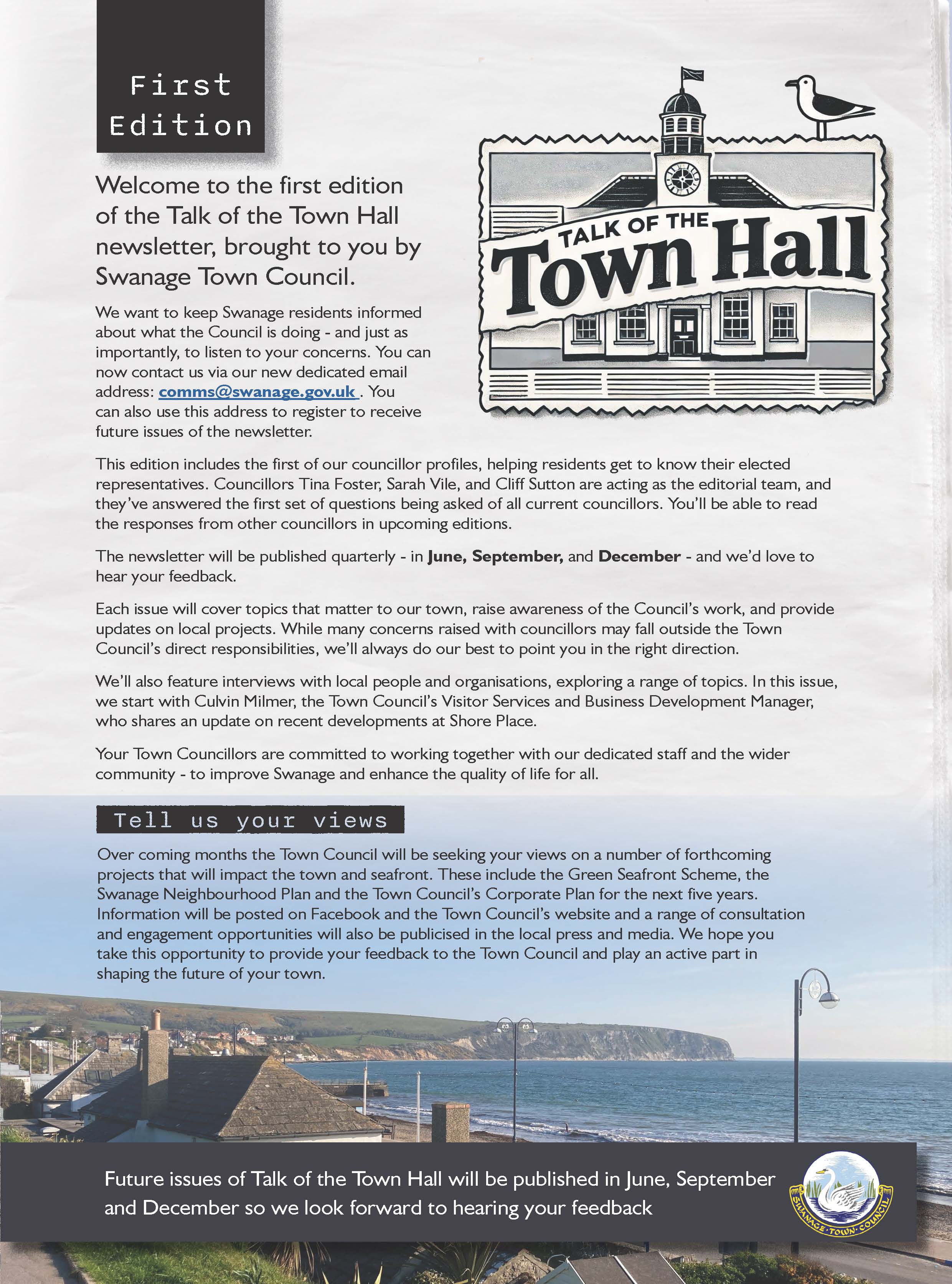 📣WELCOME TO THE FIRST EDITION OF THE TALK OF THE TOWN HALL NEWSLETTER📰🌊 ...